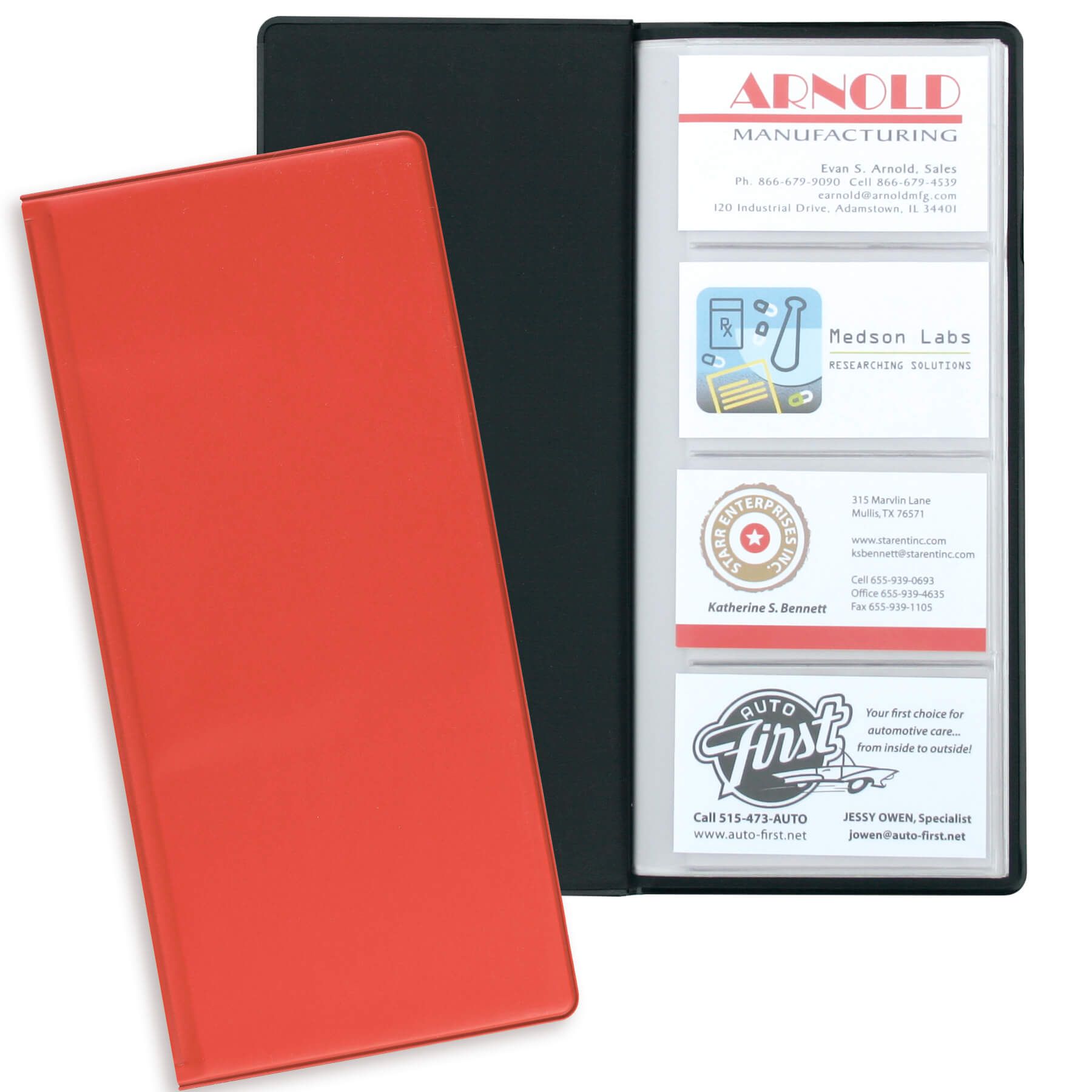 Business Card Holder - 96 cards - Fey Promo